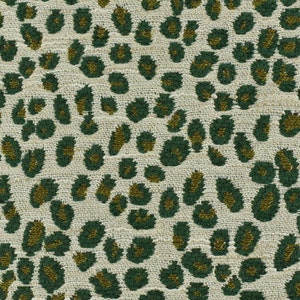 Designer Heavy Weight Leopard Jacquard Textured Upholstery Fabric in ...