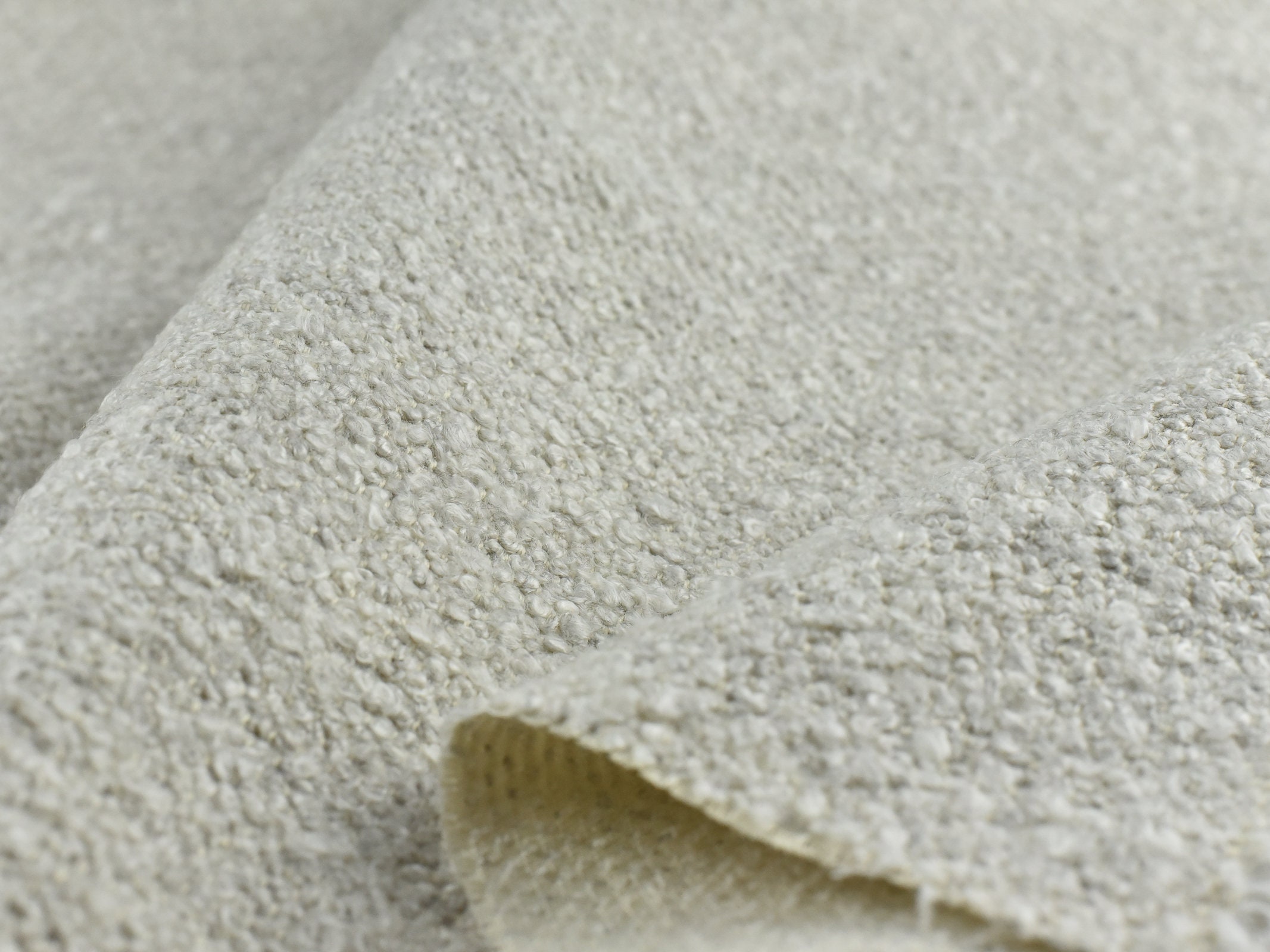 Cream Fog Boucle Upholstery Fabric for Home Decor Cushion - Etsy