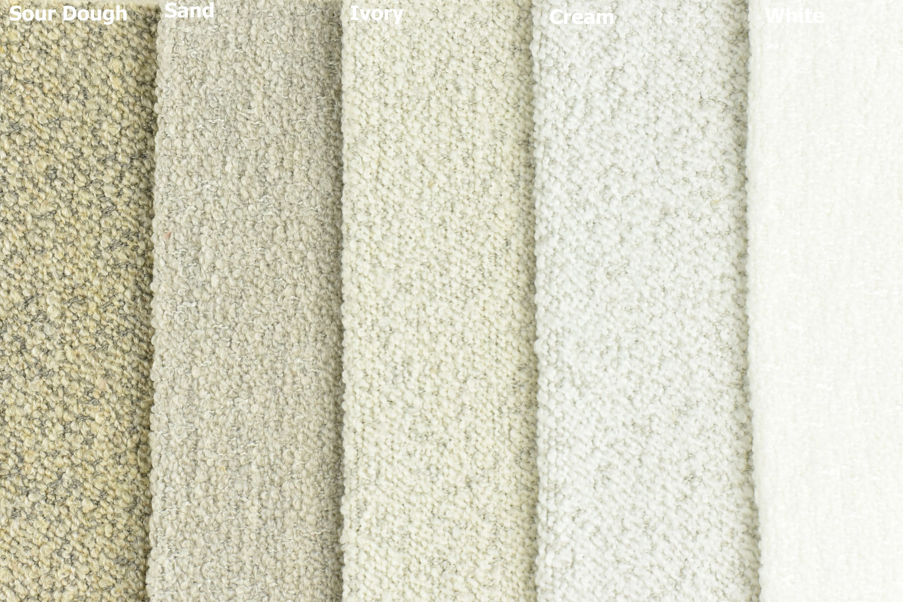 Heavy Weight Nubby Textured Boucle Upholstery Fabricchunky Woven Ivory ...