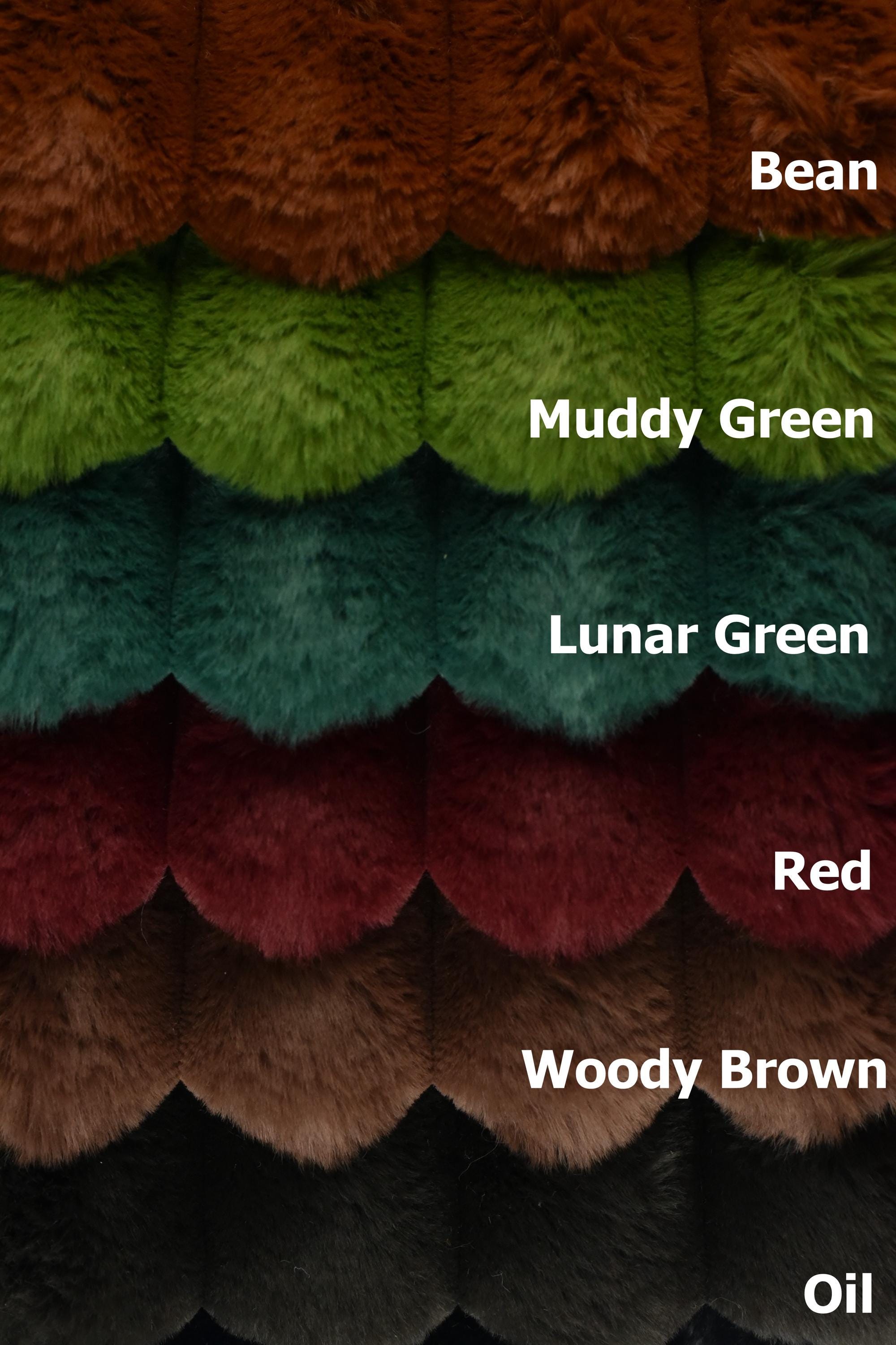 Extra Wide Wale Faux Mink Fur Corduroy Fabric|vintage Ribbed Chunky ...