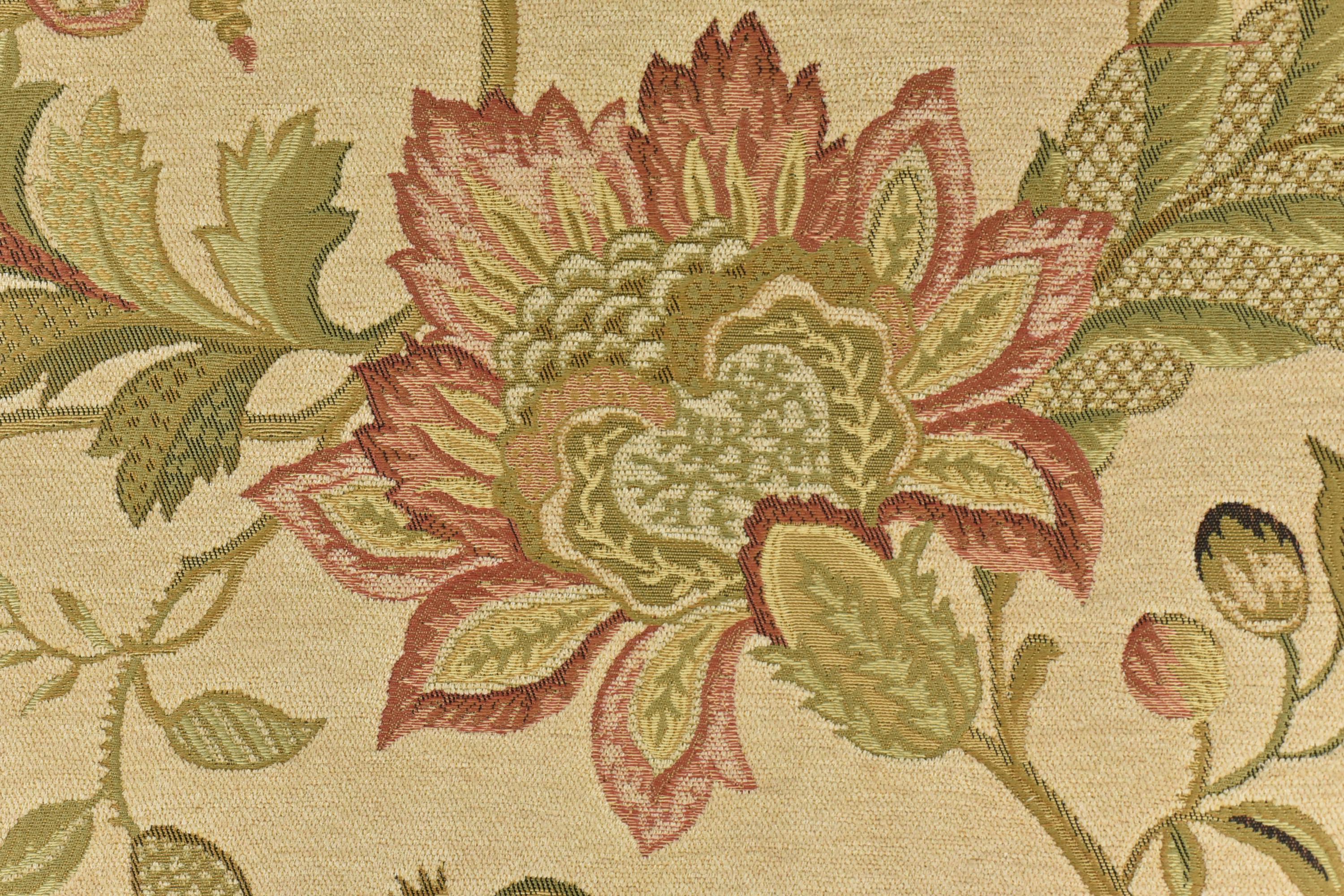 MCM Vintage Chenille Jacquard Floral Upholstery Fabric for Cushion ...