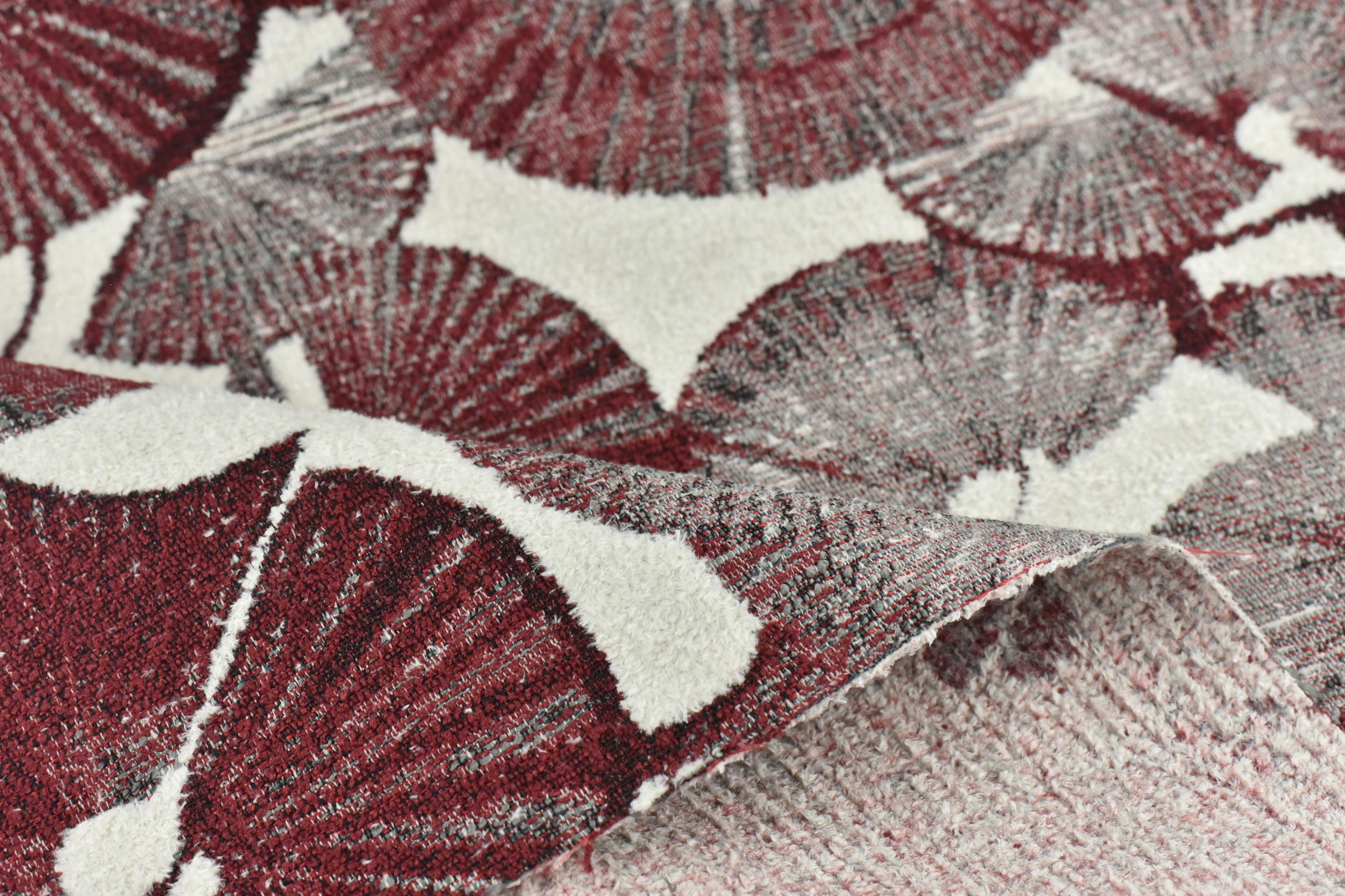 Mid Century Modern Designer Lotus Leaf Woven Upholstery Fabric|heavy ...