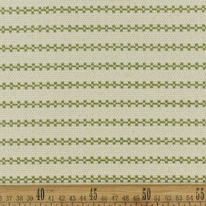 100 Pure Cotton Green Blue Rust Black Stripe Jacquard Geometric ...
