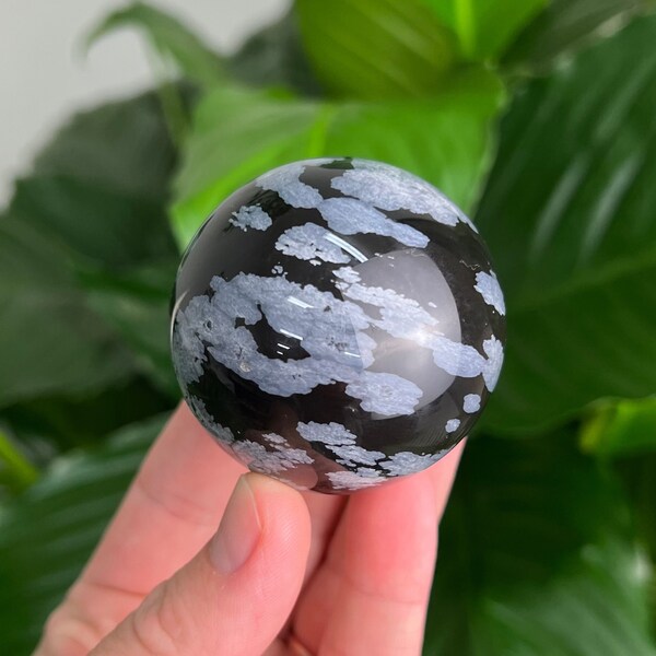 Obsidian Sphere - Etsy