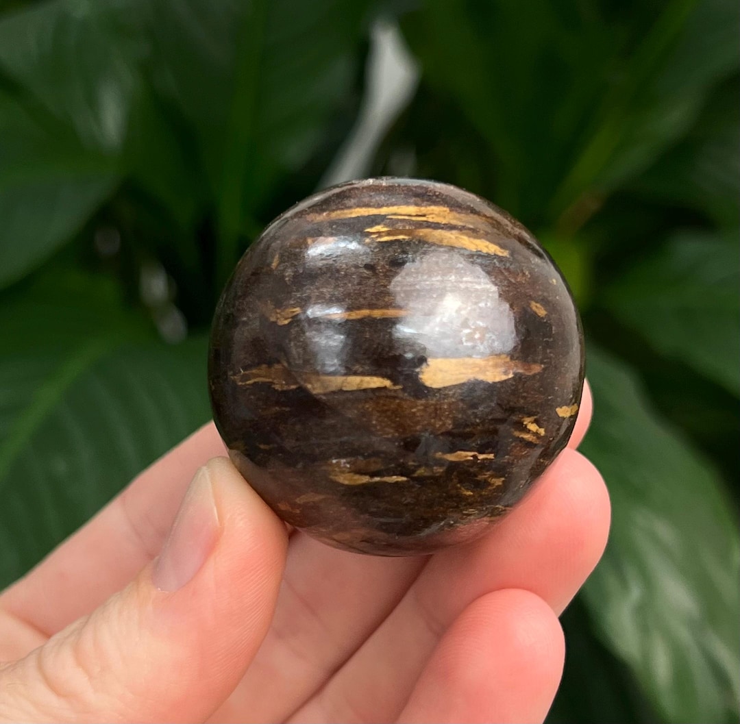 Bronzite Sphere 40mm - Exact One Pictured - Etsy