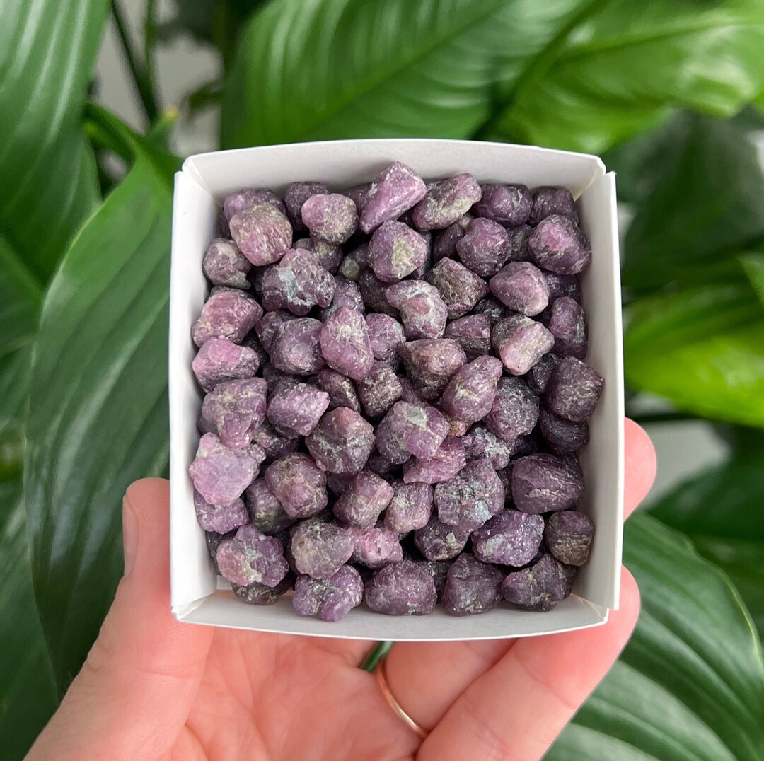 One Mini Raw Ruby - Etsy