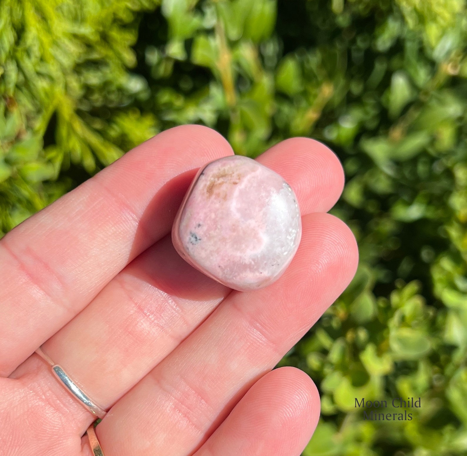 One Rhodonite Tumbled Stone - Etsy