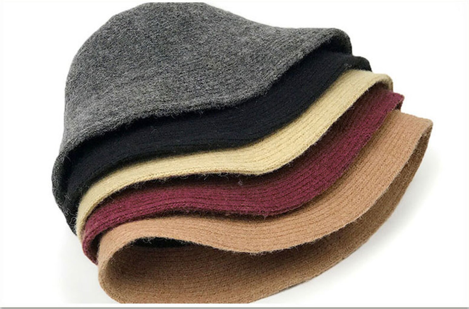Wool Blend Bucket Hat Wool Winter Hat Fisherman Hat Vintage - Etsy