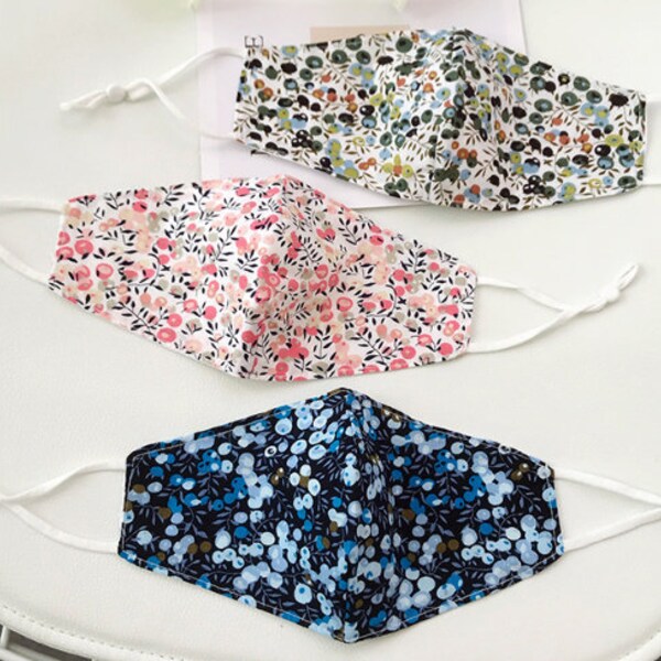 Floral Face Mask - Etsy