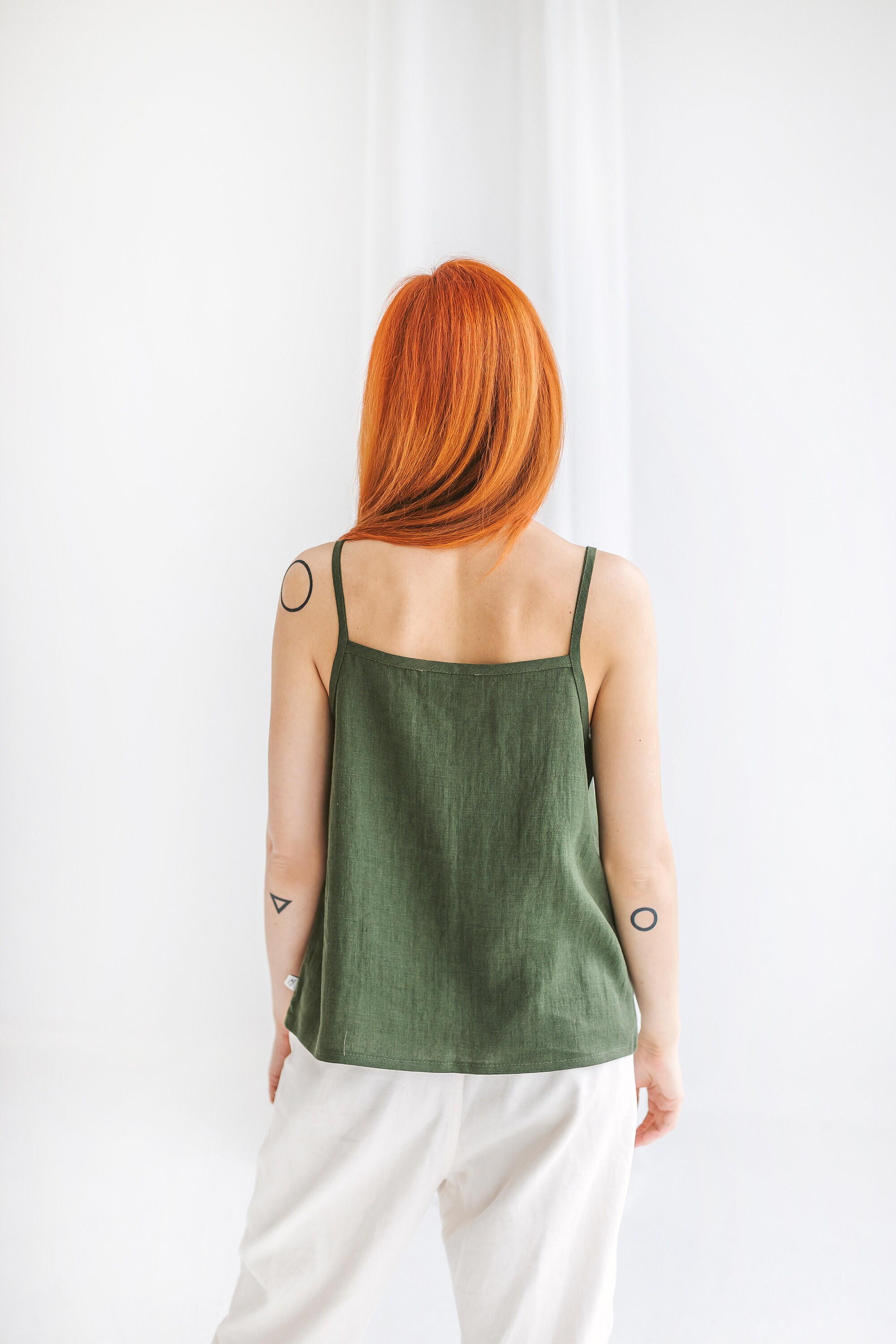 Ärmelloses Leinen Crop Top BELLA für den Sommer Damen Leinen - Etsy.de