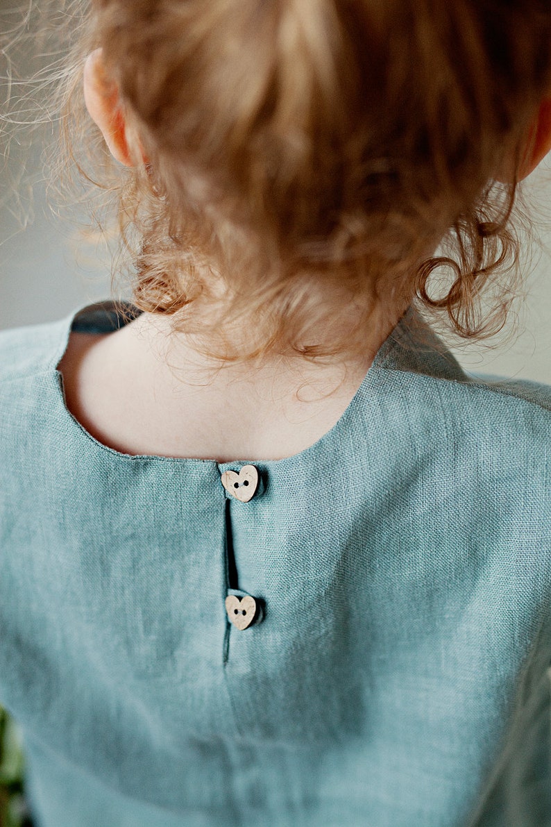 Linen children set linen kids clothes washed linen summer | Etsy