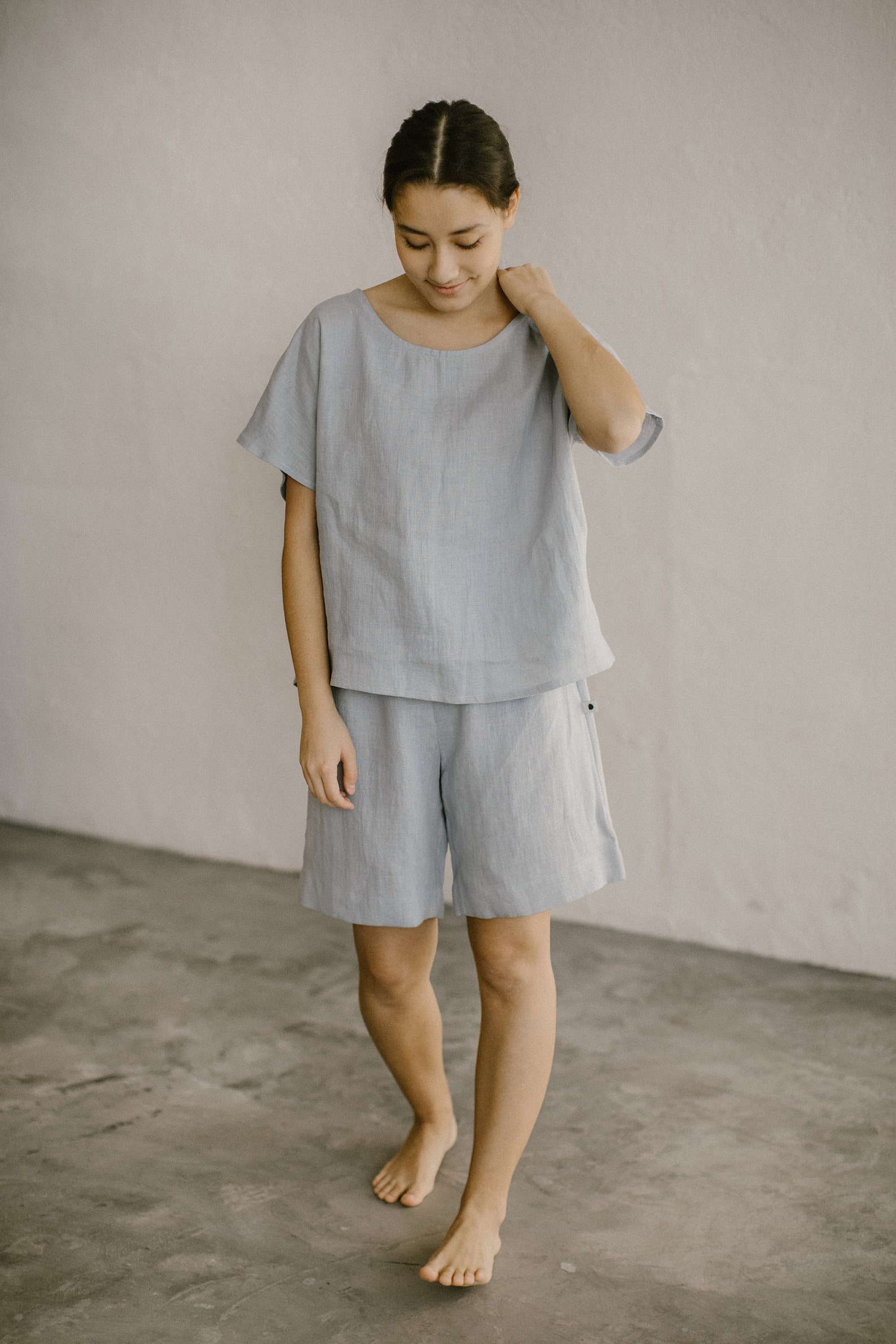 Linen Pajama Set for Women AMBER: Soft Organic Linen Pajama | Etsy