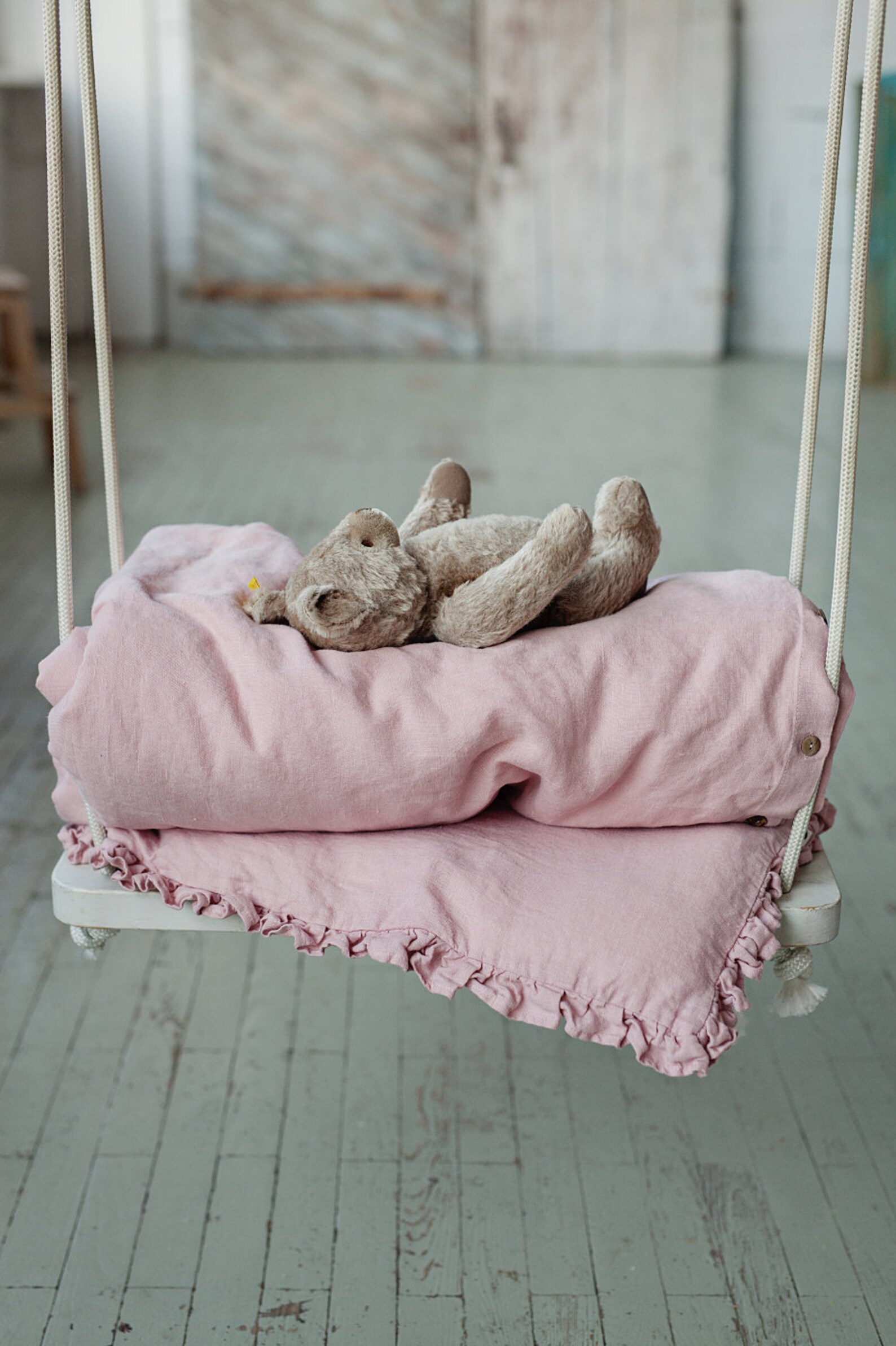 Linen Bedding Set for Kids SET Includes Linen Pillowcase and - Etsy