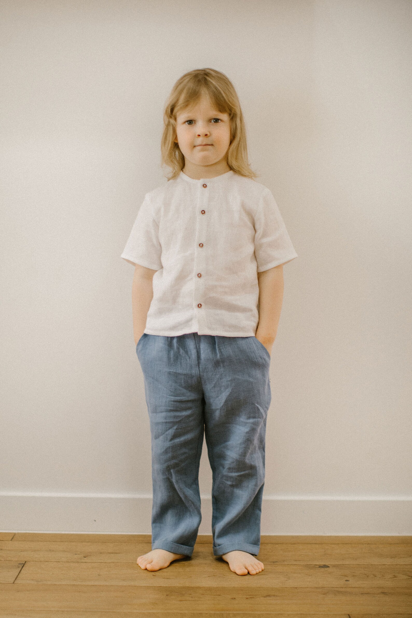 Boys linen pants classic linen pants for babies / kids | Etsy