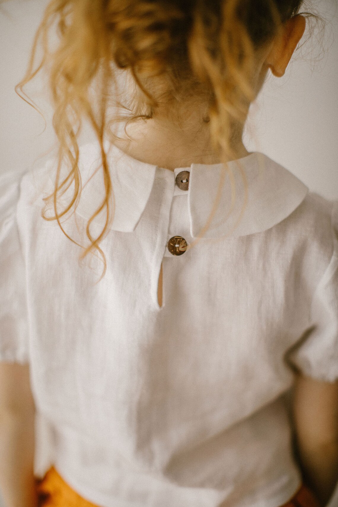 Peter Pan Shirt Linen Shirt Kids Shirt Girls Linen Shirt - Etsy