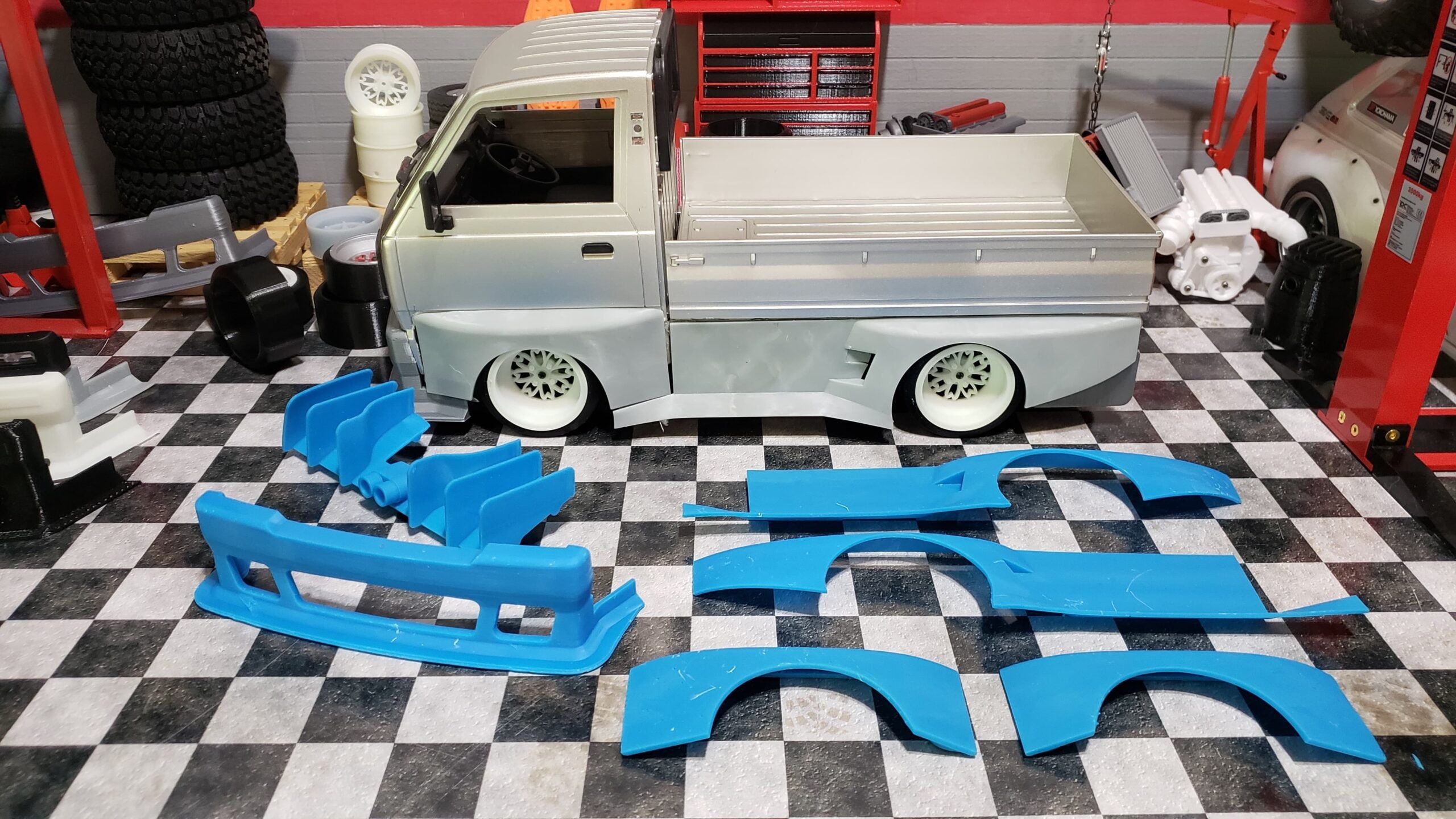 WPL D12 RC Car Truck Wide Body Kit HOONIGAN Kei Truck Rc Drift - Etsy