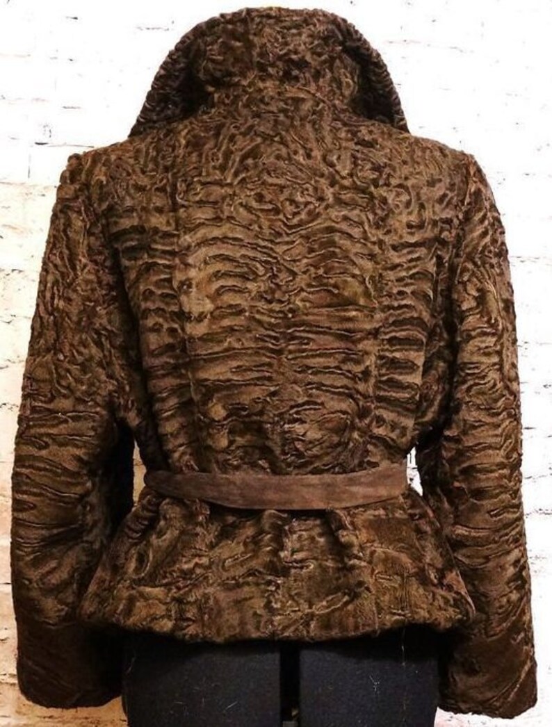 Brown Persian Women Karakul Fur Jacket All Sizes - Etsy