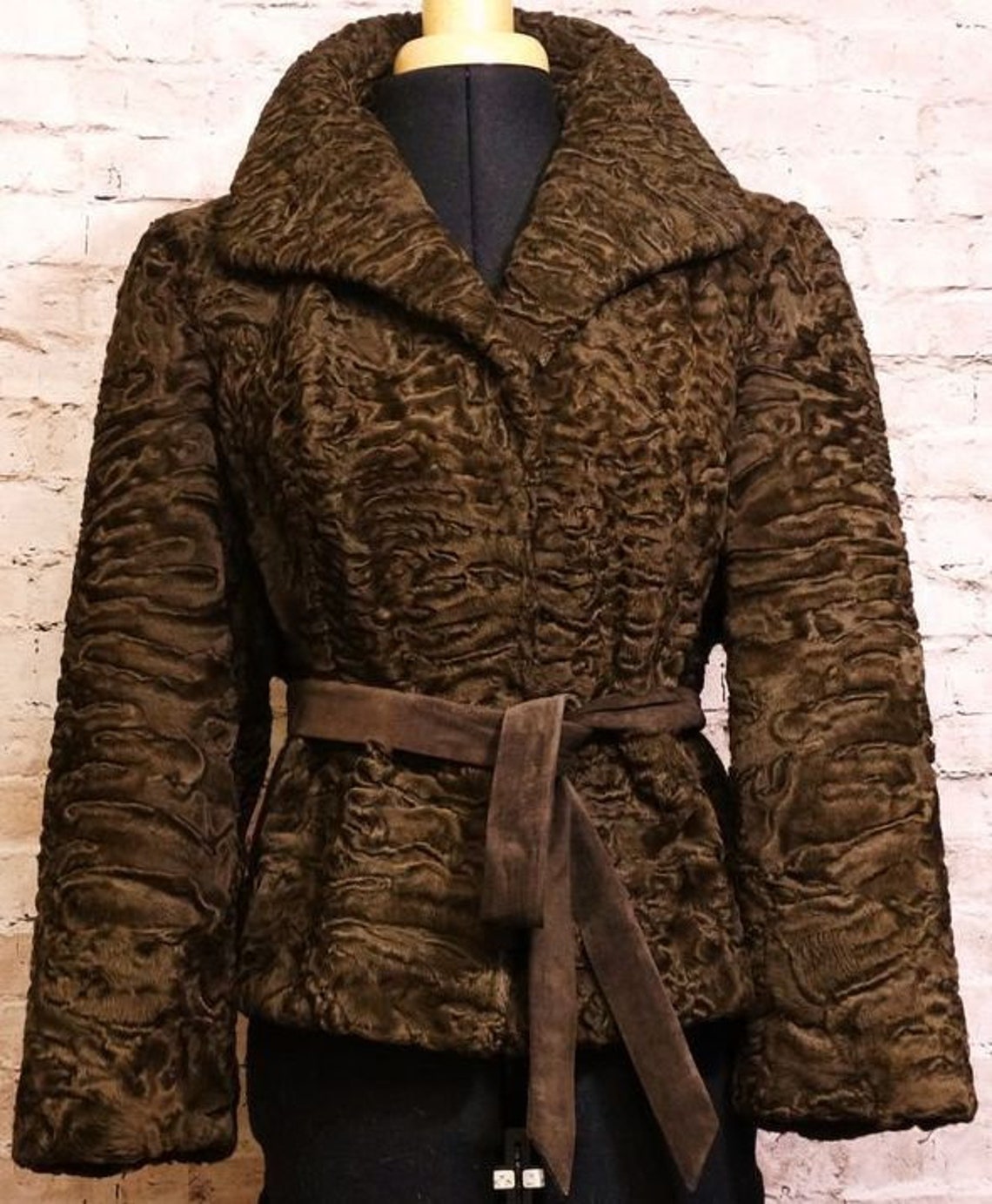 Brown Persian Women Karakul Fur Jacket All Sizes - Etsy