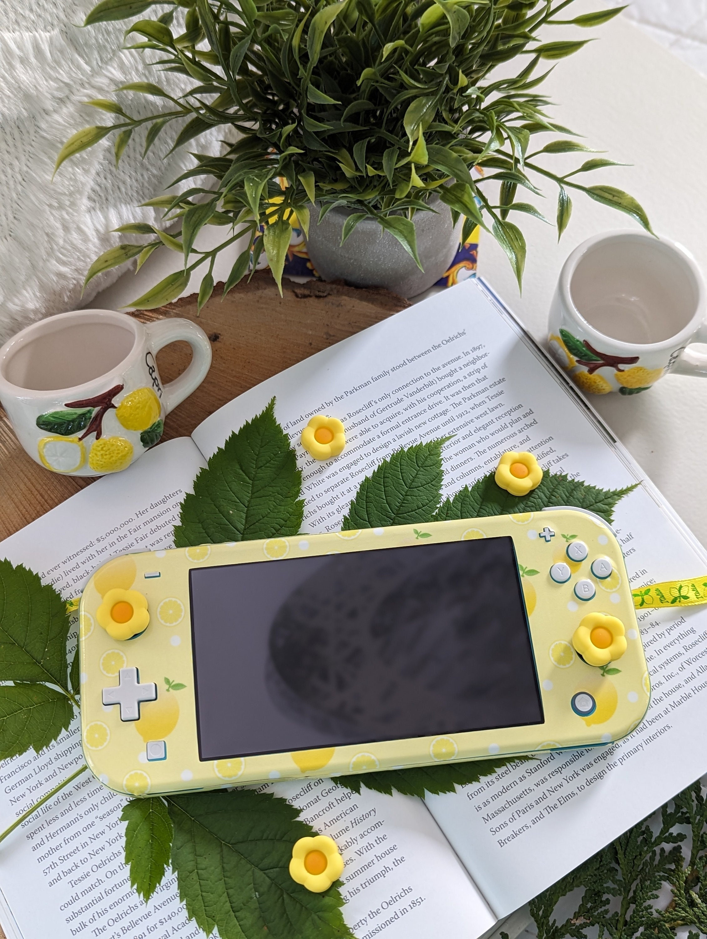 Nintendo Switch Lite Skin Decal for Game Console Fruity Yellow - Etsy