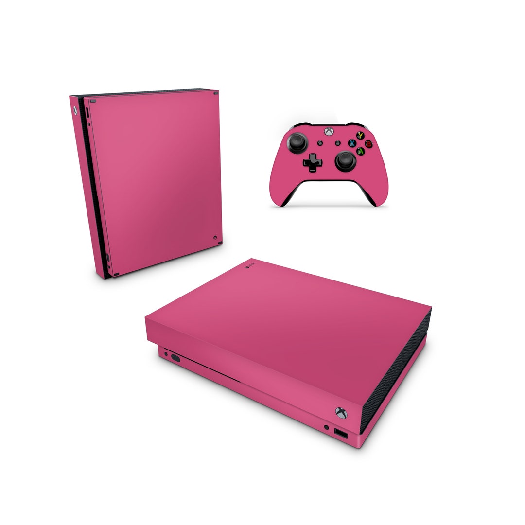 Xbox One S Xbox One X Xbox One Fat Console Controller Skin Pink Deep ...