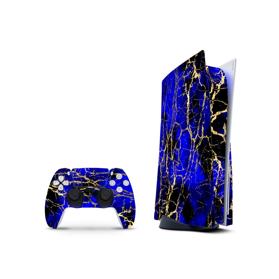 Cobalt Golden Skin Decal for PS5 Playstation 5 Console and Controller ...