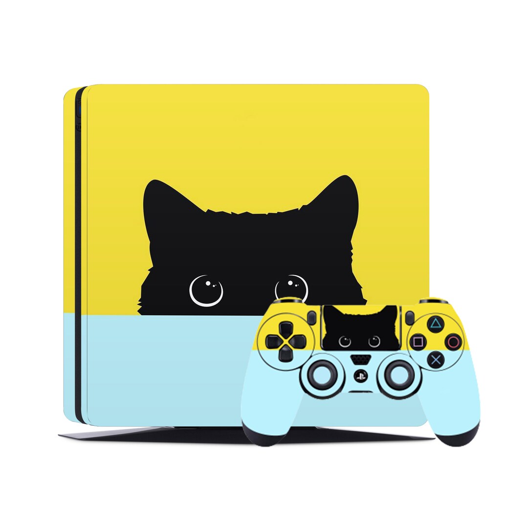 Cat PS4 Skin Decal for Playstation 4 Console and Controller - Etsy