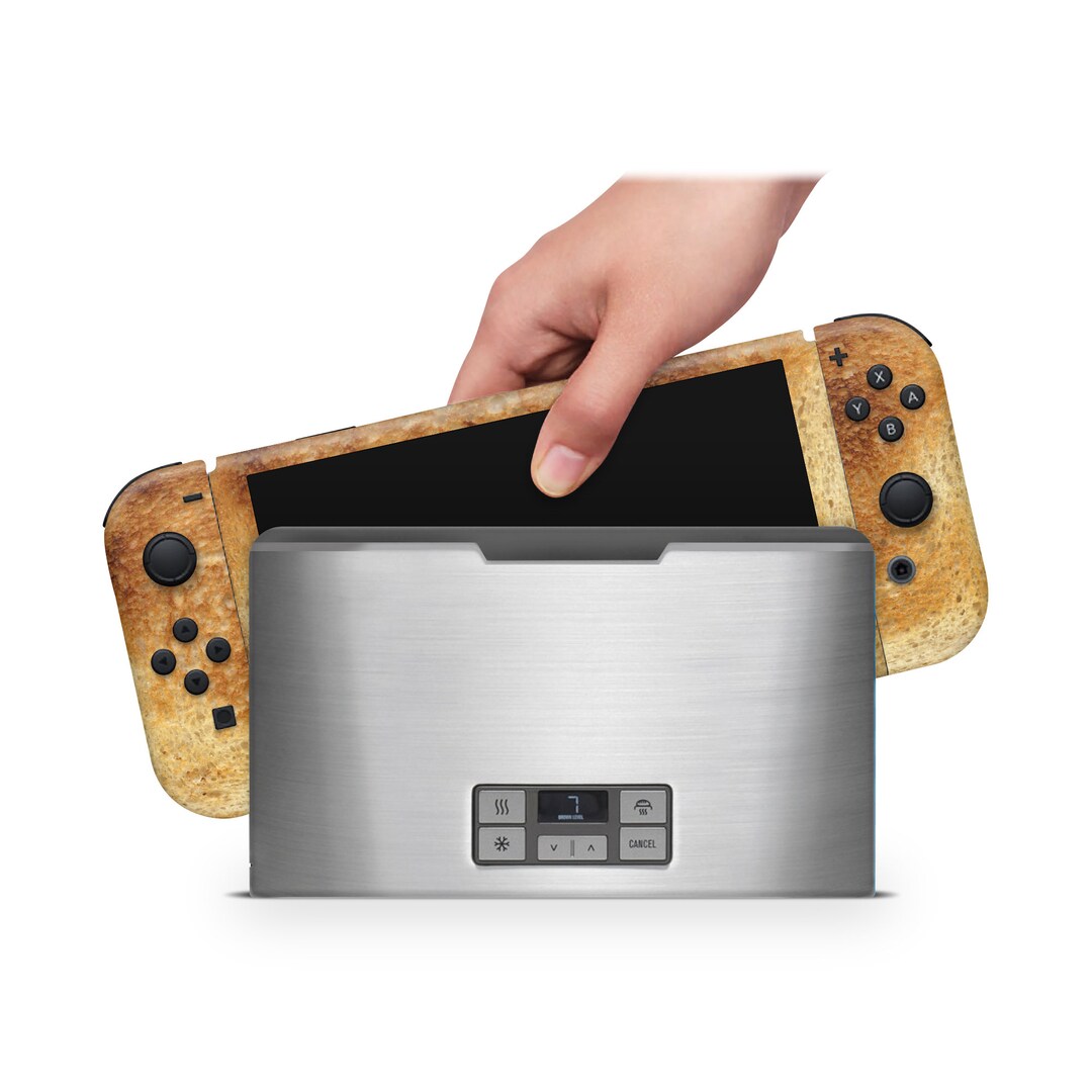 Oled Nintendo Switch Skin Decals Toaster Wrap Vinyl - Etsy