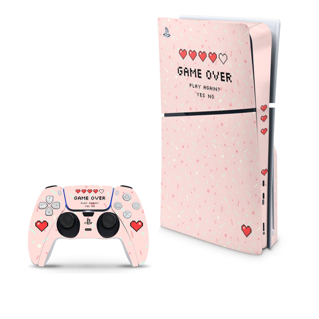 Game Over Decal for PS5 Slim Playstation 5 Console and Controller ...