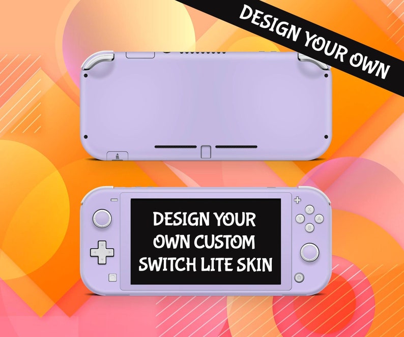 Design Your Own Skin for Nintendo Switch Lite Custom Set - Etsy
