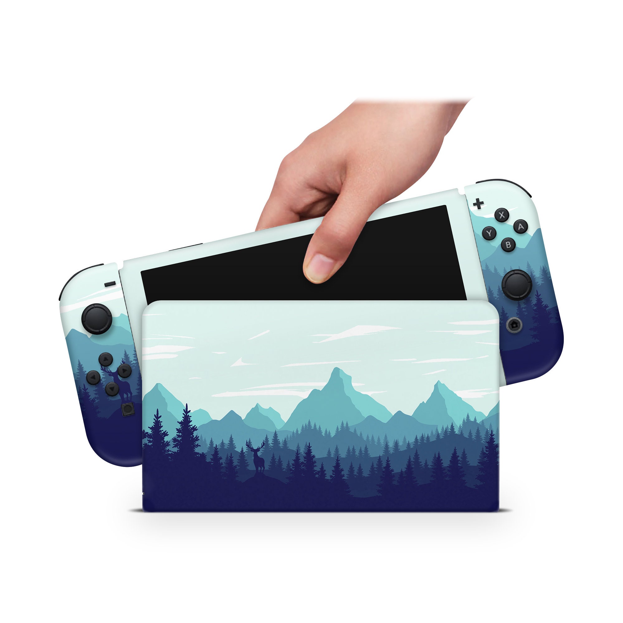 Oled Nintendo Switch Skin Decal Wood and Nature Wrap Vinyl - Etsy
