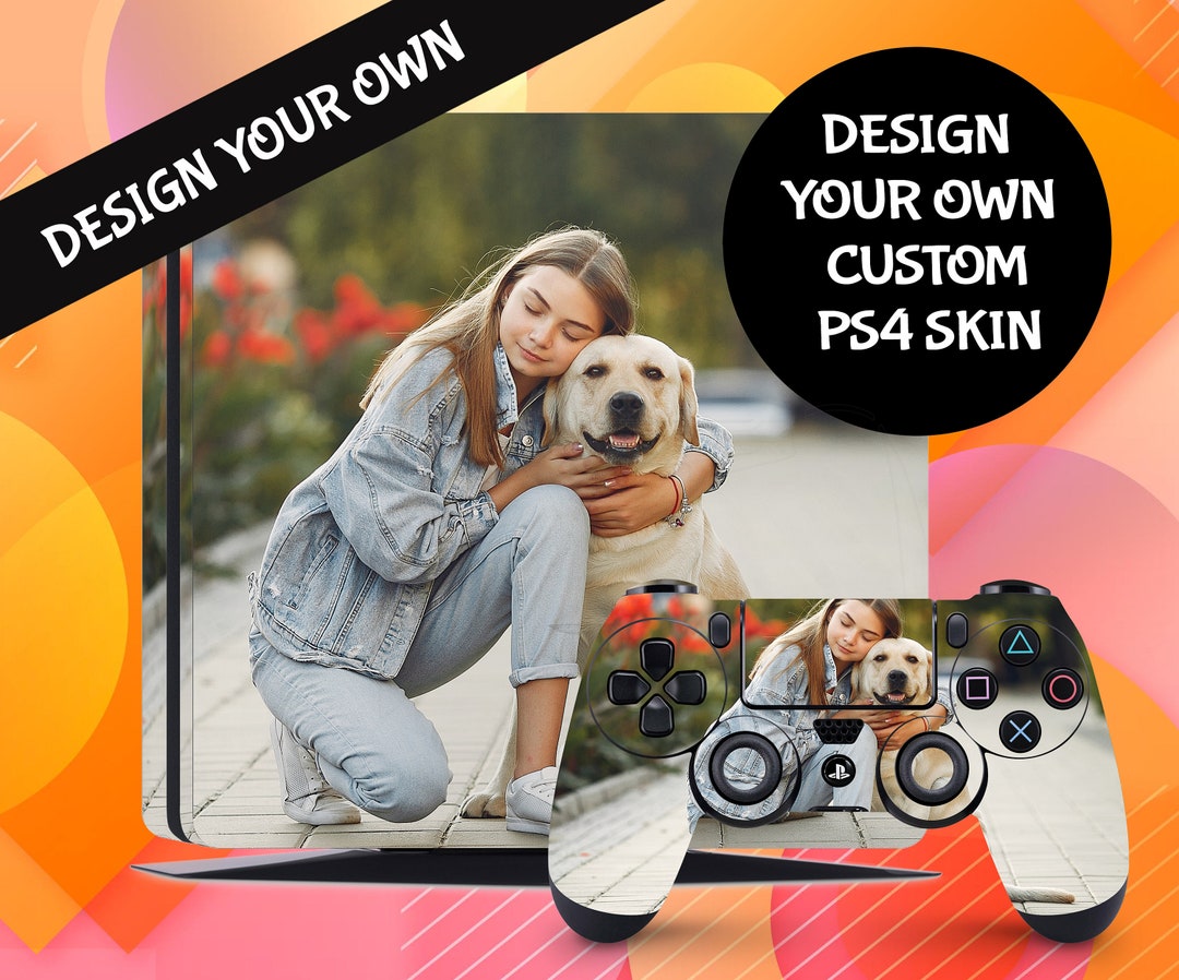 Custom PS5/PS4 Console Skin: Personalized Design Sticker Decal - Etsy