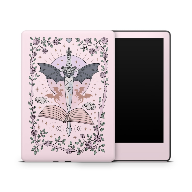 Imagination Kindle Skin – Pink Dragon Fantasy Design | Magical ...