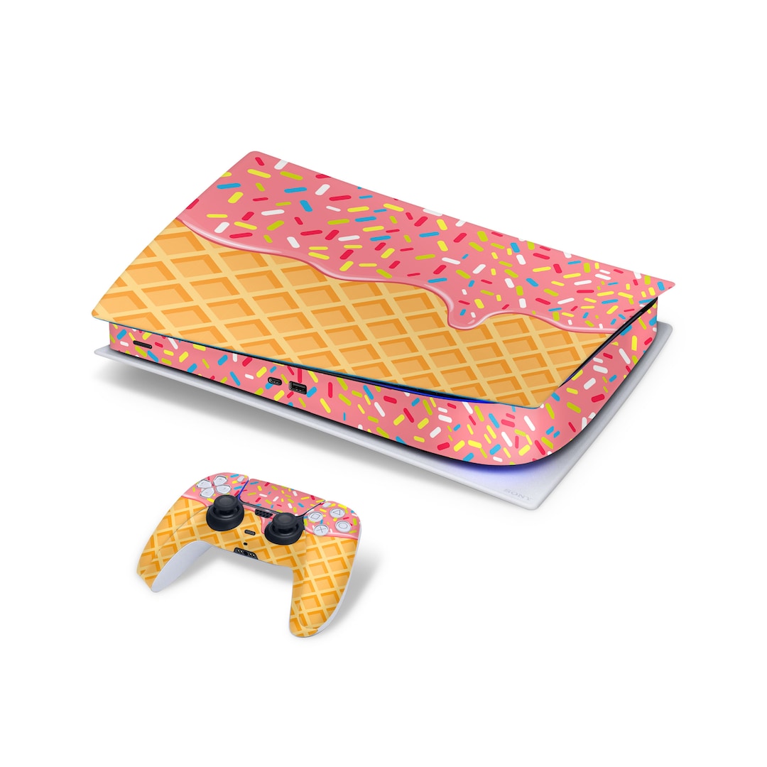 Sweet Waffle Decal for PS5 Playstation 5 Console and Controller , Full ...
