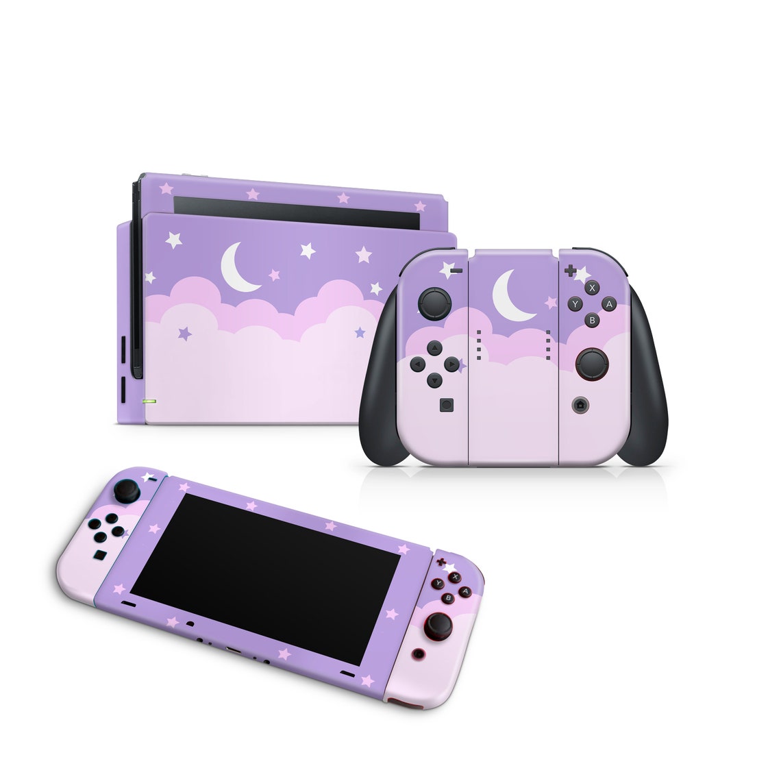 Nintendo Switch Skin Decal for Console Joy-con and Dock Cloud - Etsy
