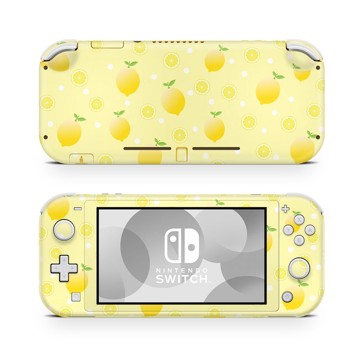 Nintendo Switch Lite Skin Decal for Game Console Fruity Yellow Lemon - Etsy