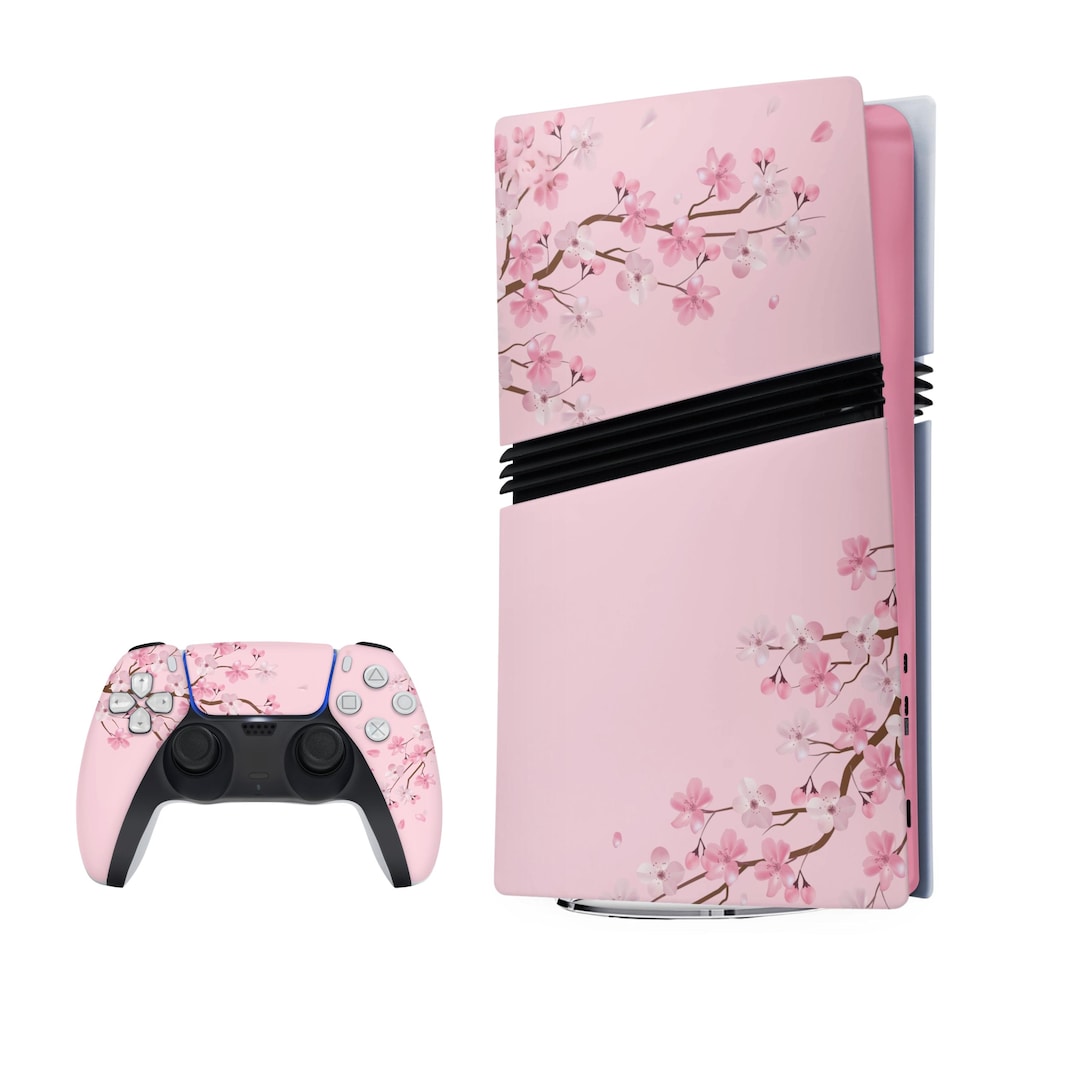 Sakura for PS5 Pro Playstation 5 Console and Controller , Full Wrap ...