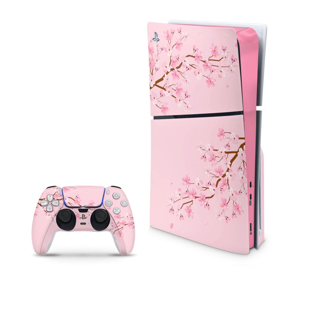 Sakura Decal for PS5 Slim Playstation 5 Console and Controller , Full ...