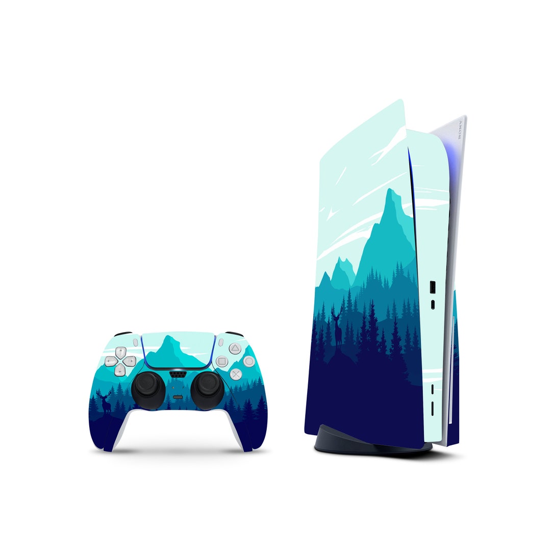 Wood and Nature Decal for PS5 Playstation 5 Console and Controller ...