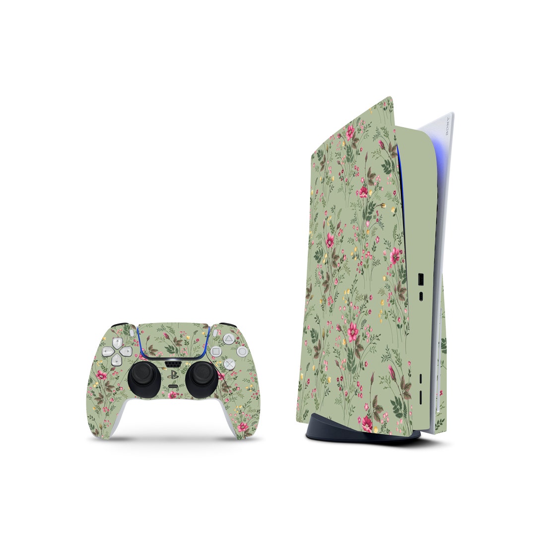 Foliage Decal for PS5 Playstation 5 Console and Controller , Full Wrap ...