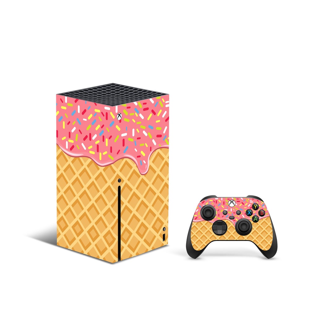 Waffle Ice Cream Decal for Xbox Series X Console and Controller , Full ...