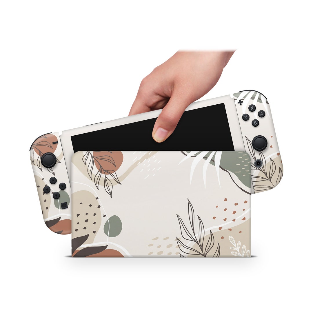 Oled Nintendo Switch Skin Decals Naturel Wrap Vinyl - Etsy