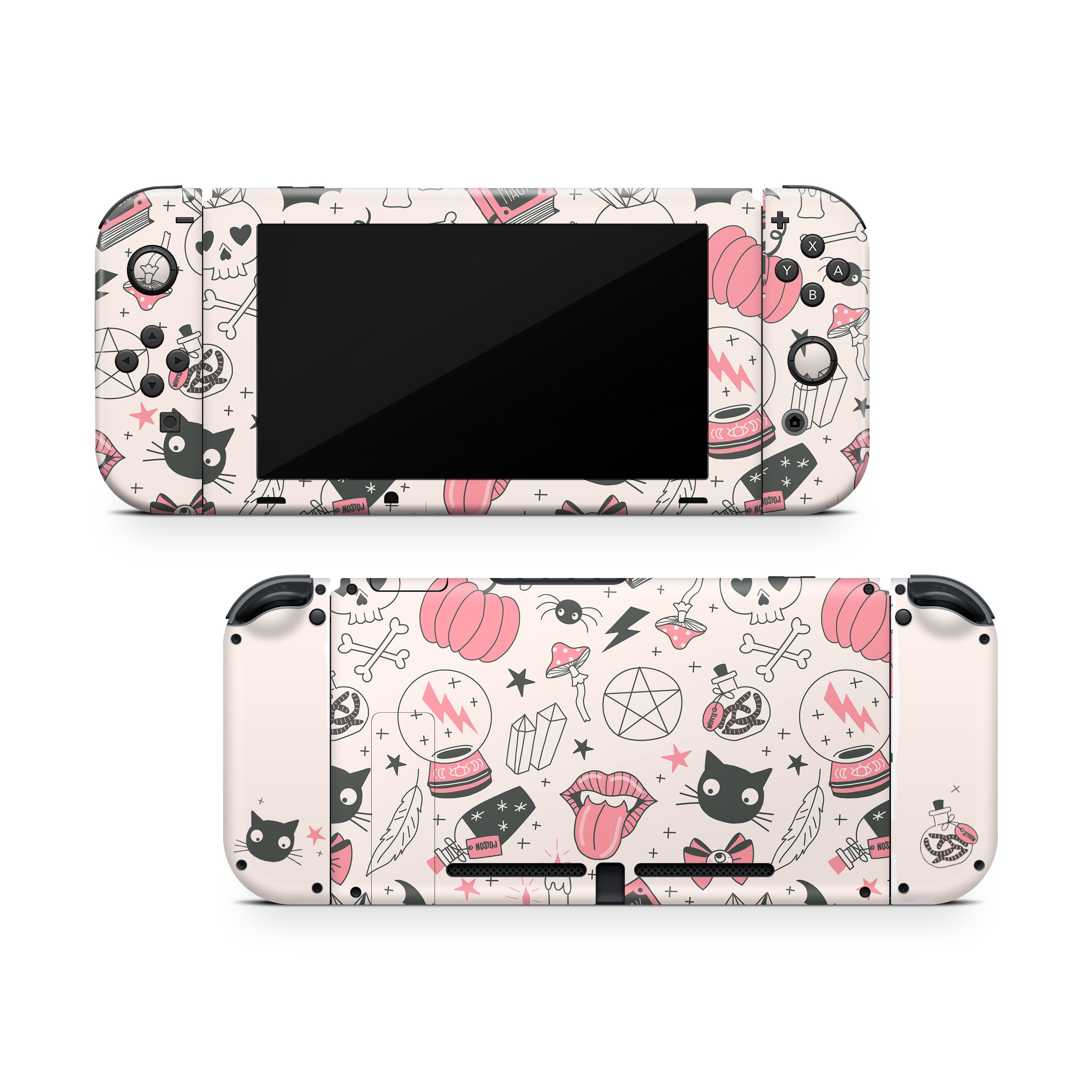 Magical Pinky Nintendo Switch Skin Decal for Console Joy-con - Etsy