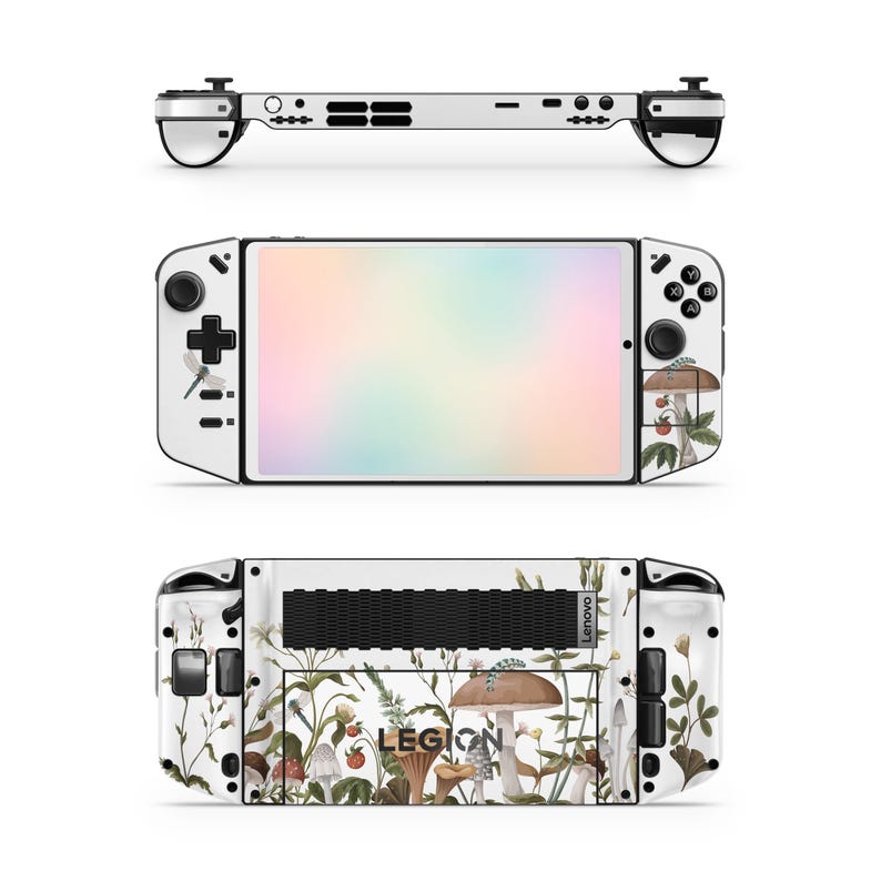 Mushroom Forest Legion Go Skin: Botanical Decal, Matte/gloss/glitter ...