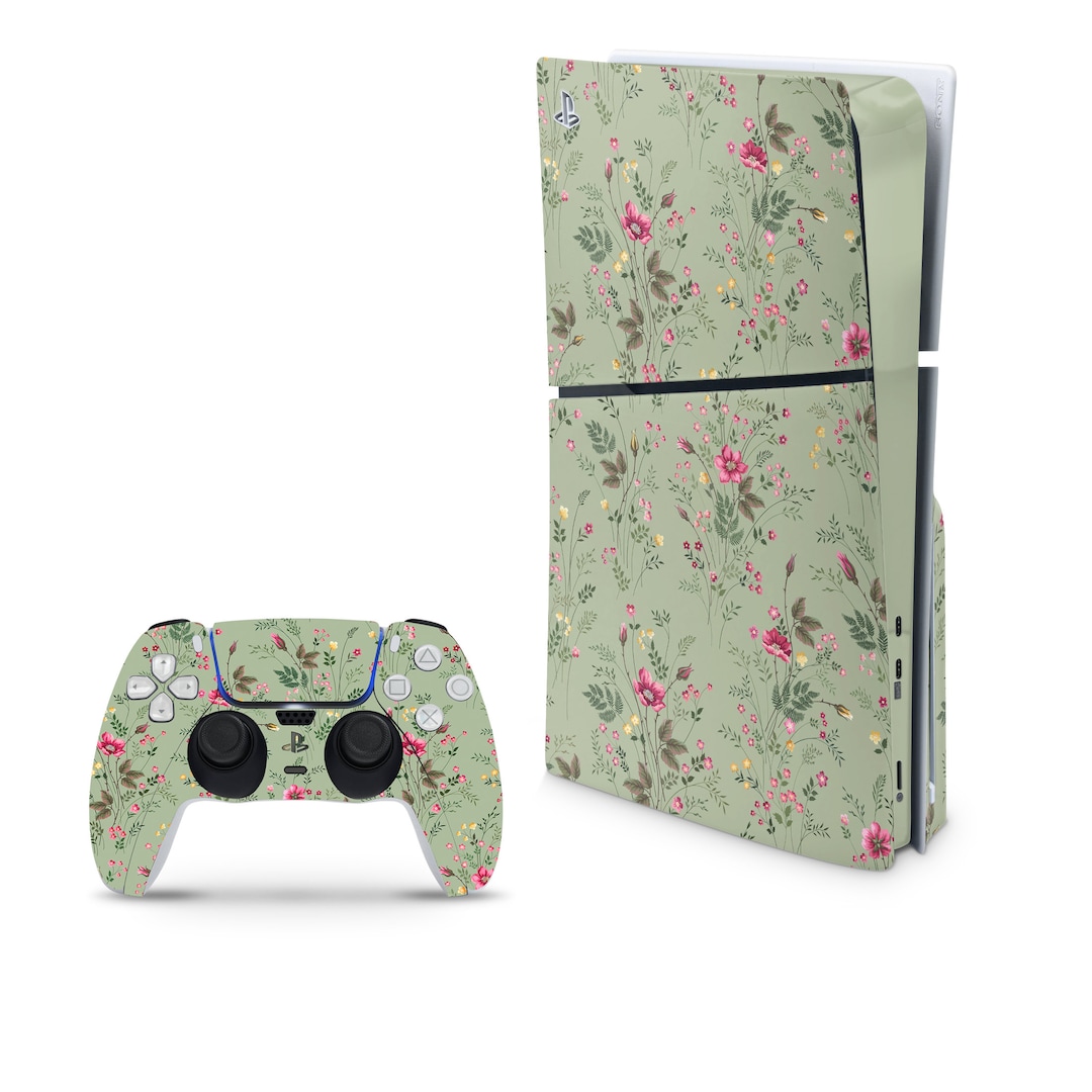 Foliage Decal for PS5 Slim Playstation 5 Console and Controller , Full ...