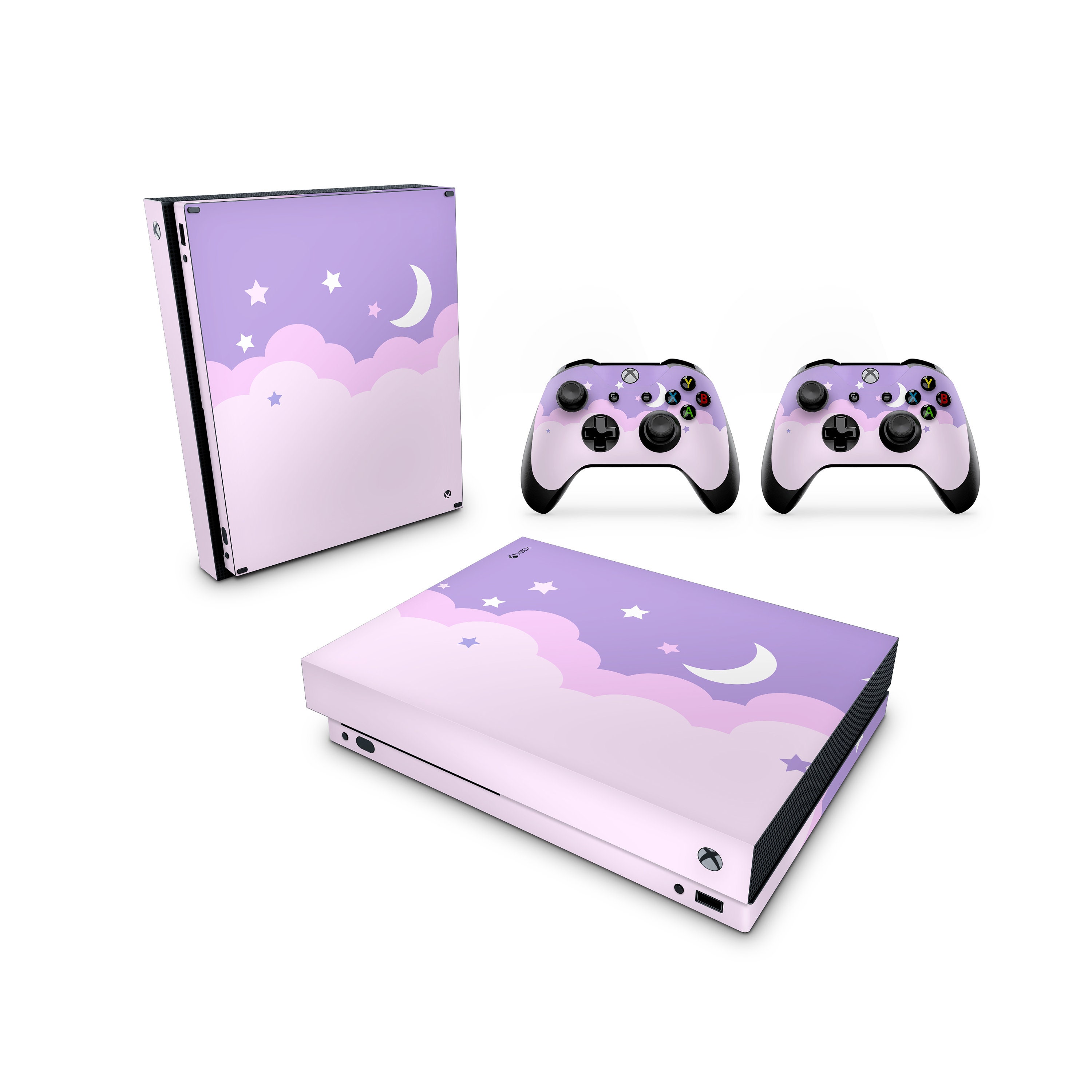 Moon Pastel Xbox One Skin Decal Wrap Vinyl Sticker Cute | Etsy