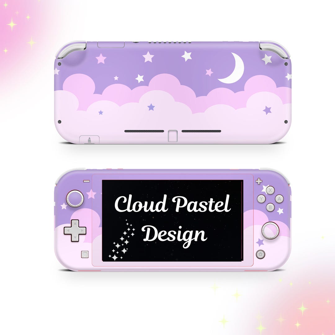 Nintendo Switch Lite Skin Decal for Game Console Cloud Pastel - Etsy