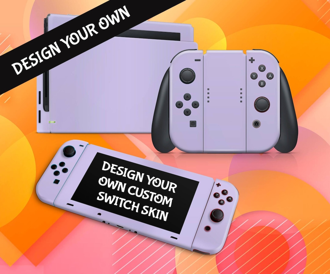 Custom Your Own Nintendo Switch Skin Decal Sticker // Personalise Your ...