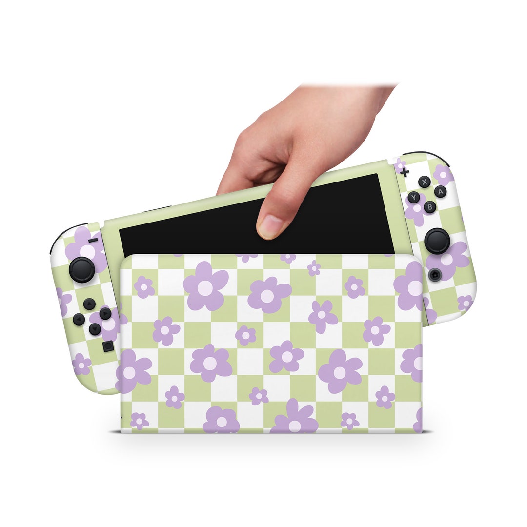 Oled Nintendo Switch Skin Decals Checkerboard Wrap Vinyl - Etsy