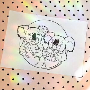 Australian Easter Colouring Pages - Etsy