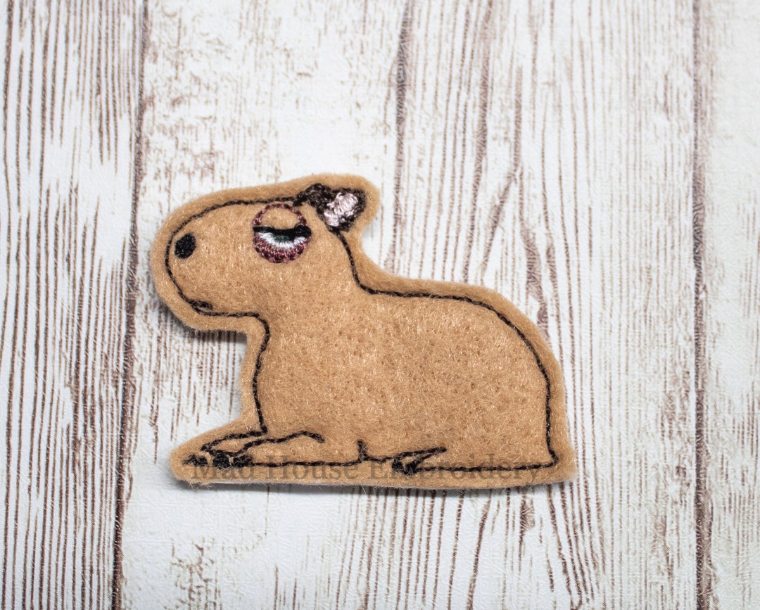 Capybara Feltie | Capybara Felt | Uncut Capybara Feltie, Uncut Felt ...